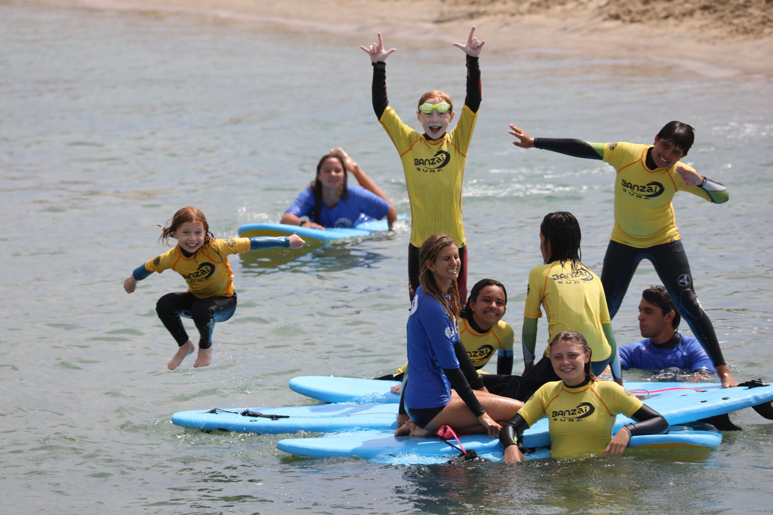 Newport Beach Surfing Lessons - Banzai Surf School